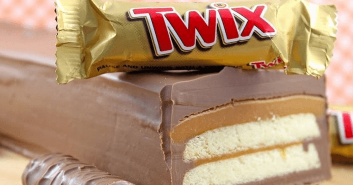 Twix gigante com apenas 3 ingredientes, fica mais gostos que o original